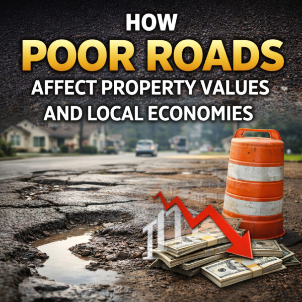 How Poor Roads Affect Property Values and Local Economies